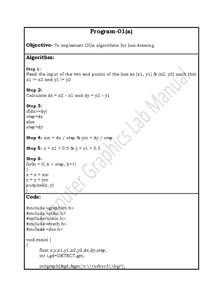 Computer Graphics Combined | PDF | Computer Programming | Geometry