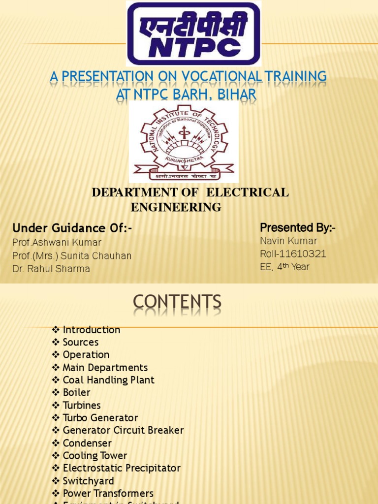 NTPC Barh | PDF | Boiler | Energy Production