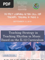 Creating Rhythmic Patterns Mapeh 6 | PDF | Rhythm | Music Theory