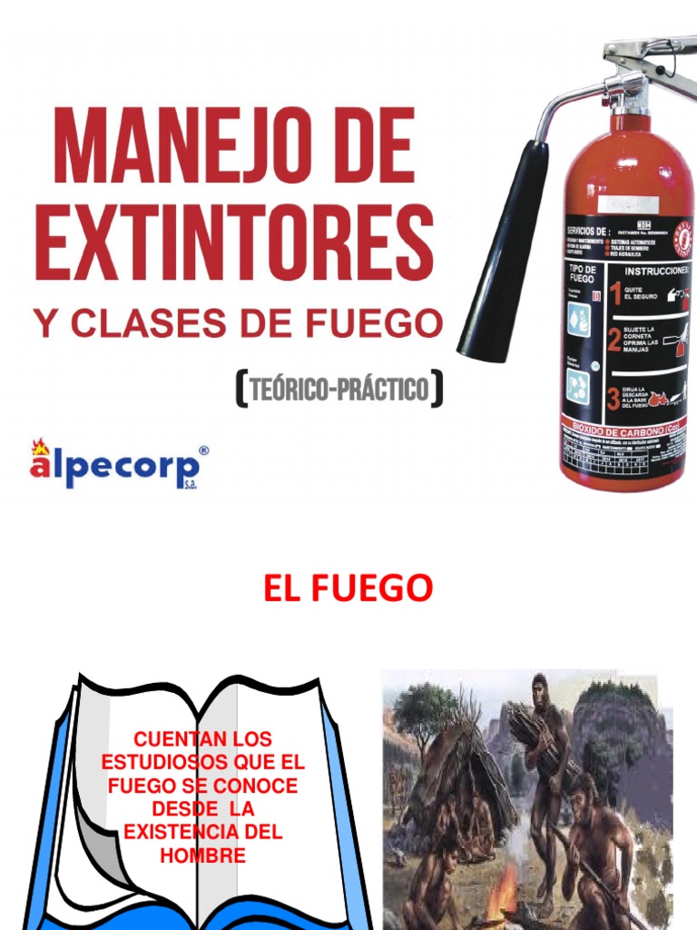Manejo de Extintores | PDF | Oxígeno | Incendios