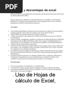 Conclusión. Microsoft Excel | PDF
