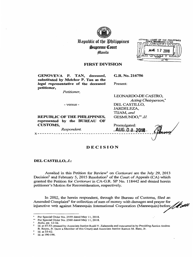 Cmta 216756 | PDF | Demurrer | Certiorari