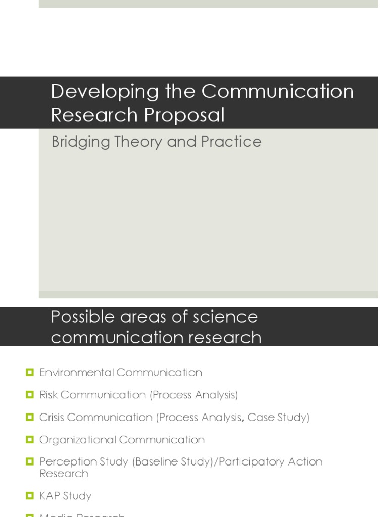 Developing Your Research Proposal | PDF | Qualitative Research | Communication