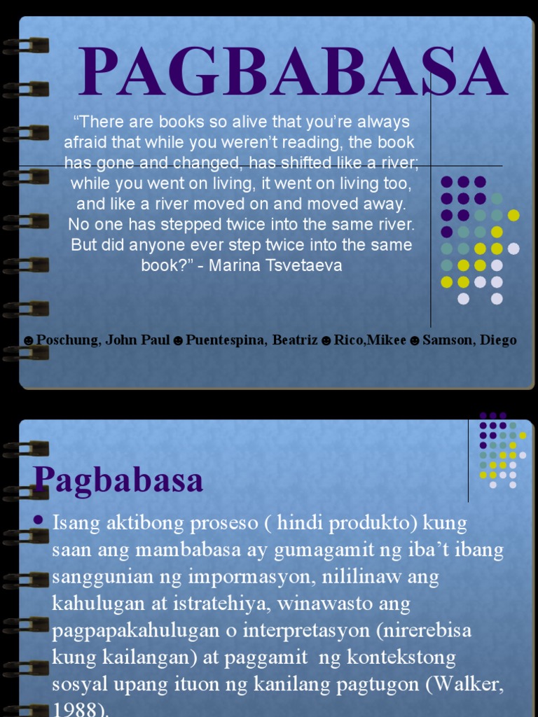 PAGBABASA | PDF