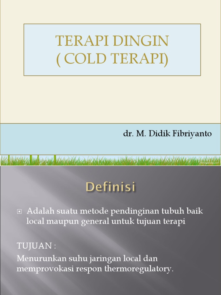 Terapi Dingin | PDF