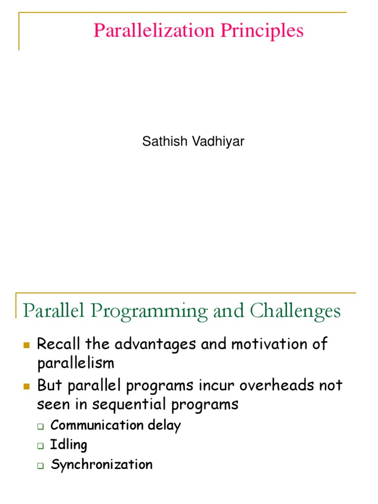 Parallel Programming Essentials | PDF | Parallel Computing | Scalability