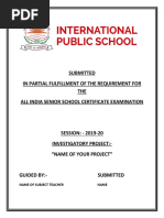 Certificate and Acknowledgement Class 12th Project | PDF