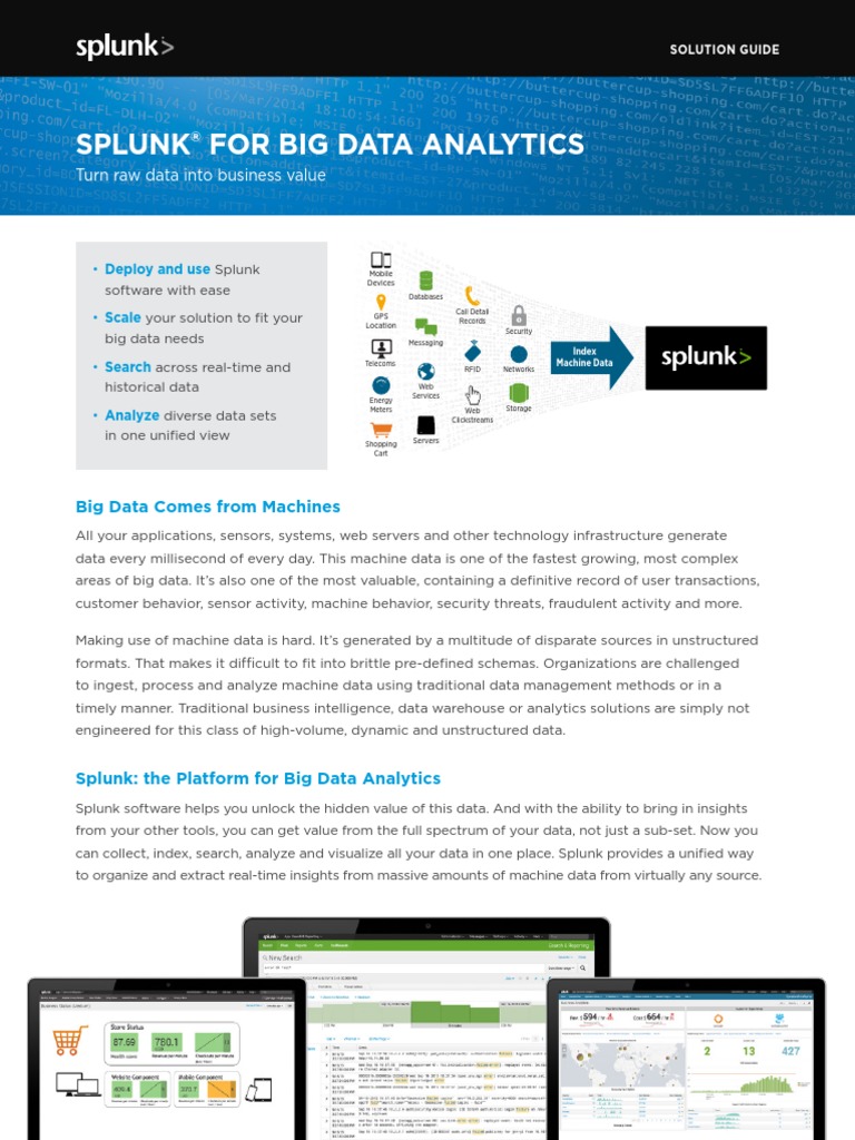 Add Ons by Splunk For Big Data Processing | PDF | Big Data | Mobile App