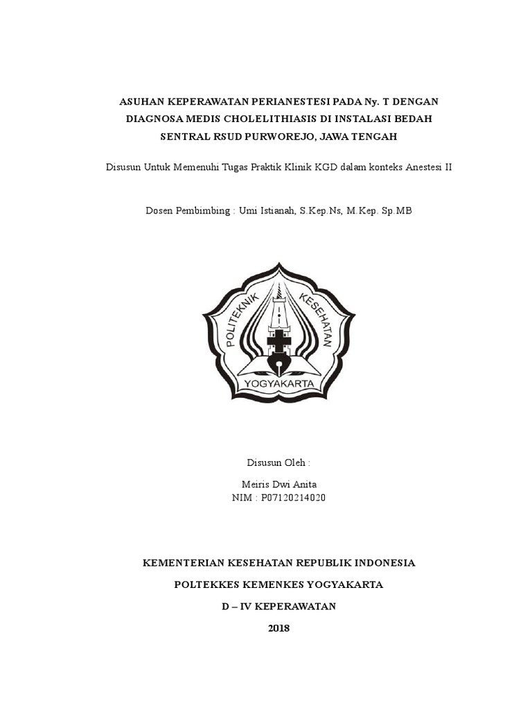 Asuhan Keperawatan Cholelithiasis | PDF
