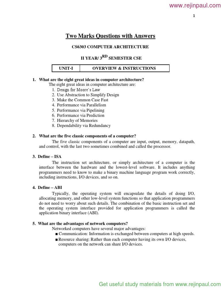 Computer Architecture | PDF | Random Access Memory | Cpu Cache