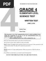 Grade 4 Science TCAP Practice Test | PDF | Plants | Beaver