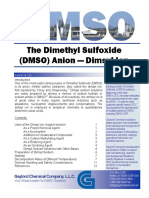 DMSO Health and Safety Information | PDF | Dimethyl Sulfoxide | Toxicity