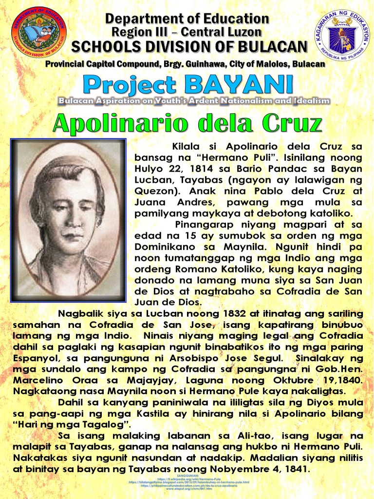 Project-BAYANI-Tarp-Hermano Pule | PDF
