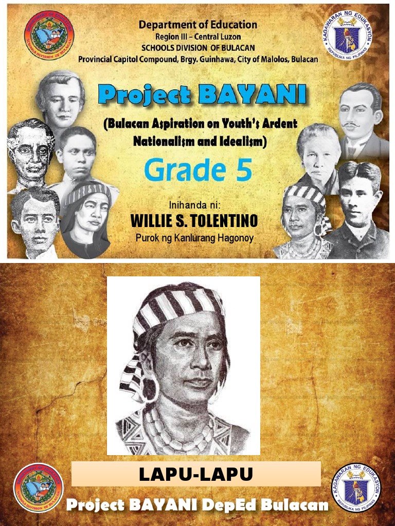 Grade 5 Project BAYANI PPT LAPU LAPU | PDF
