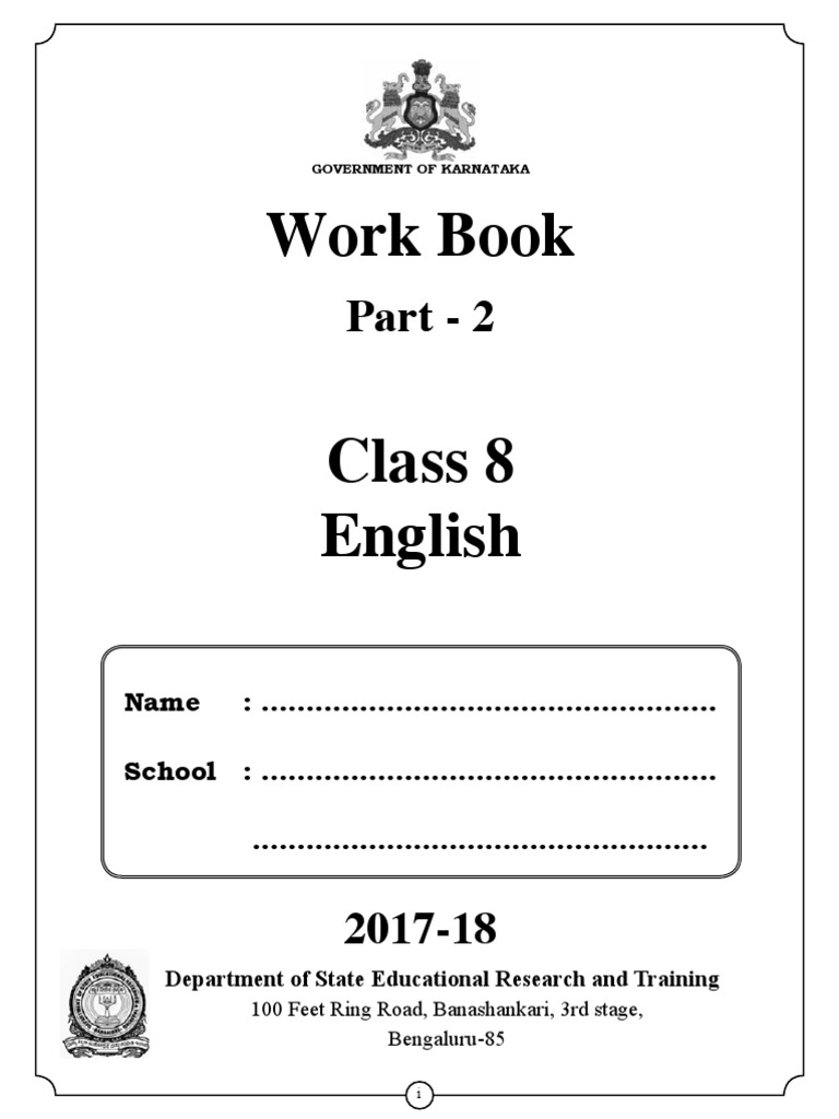 8th STD English Part-2 | PDF