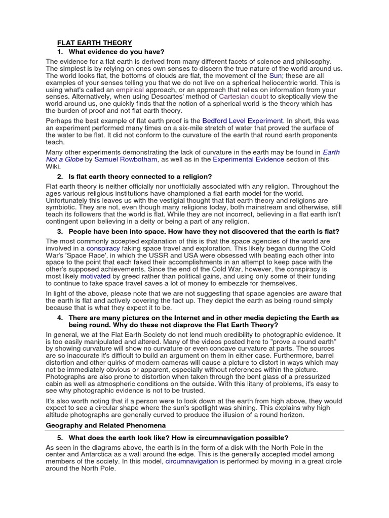 Flat Vs Round Earth Activity | PDF | Earth | Planets