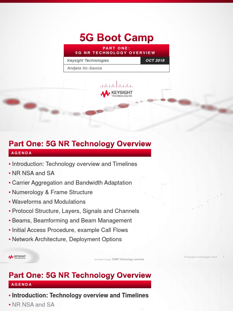 5G NR TechnologyOverview2018 | PDF | Computer Networking | Networks