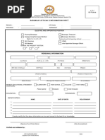 Barangay Census Form | PDF