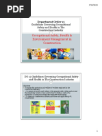DOLE Order 198-18: OSH Compliance Rules | PDF | Occupational Safety And ...