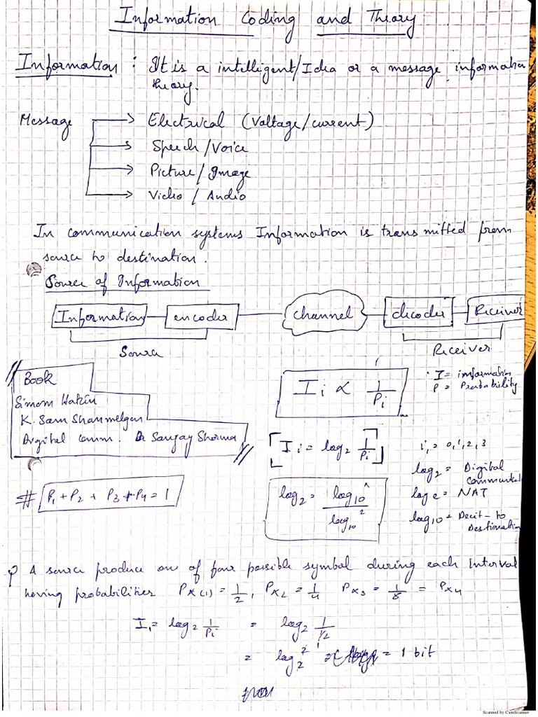 Information Theory | PDF