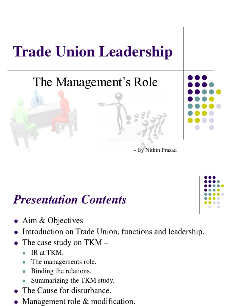 Trade Union Leadership and Management S Role | PDF | Trade Union ...