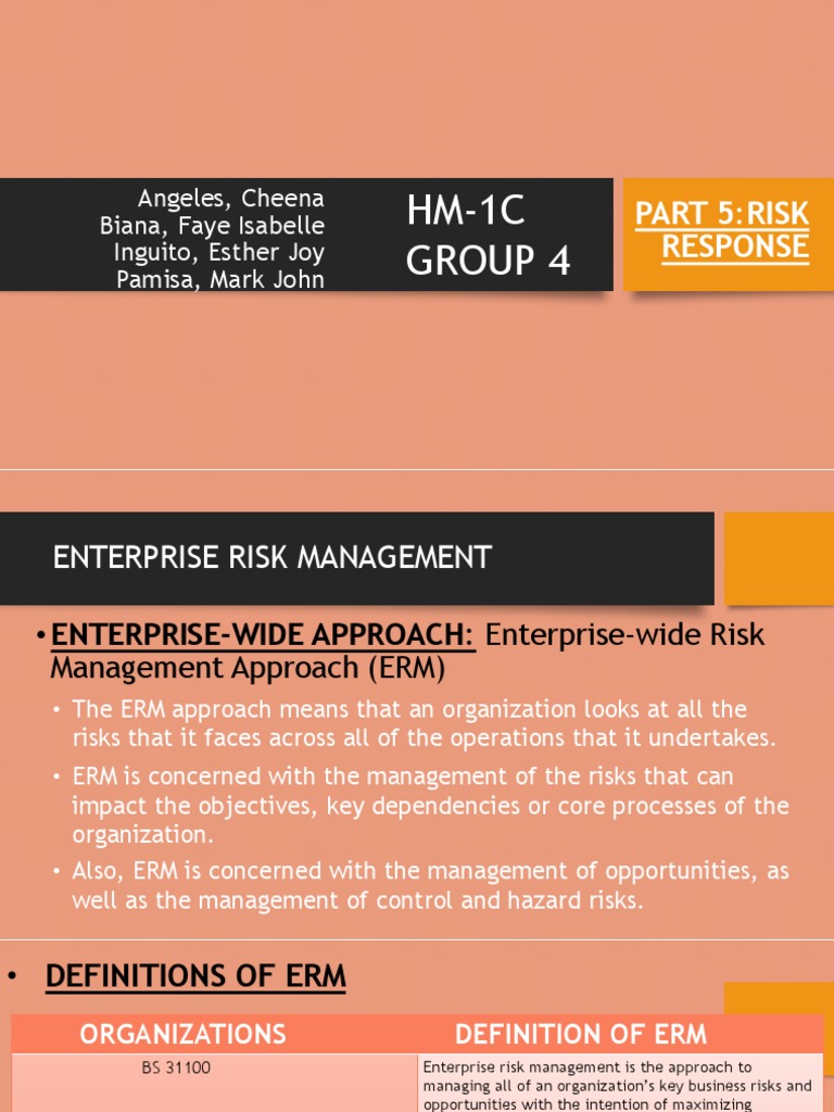 Hm-1c Grp4 Reporting | PDF | Enterprise Risk Management | Risk
