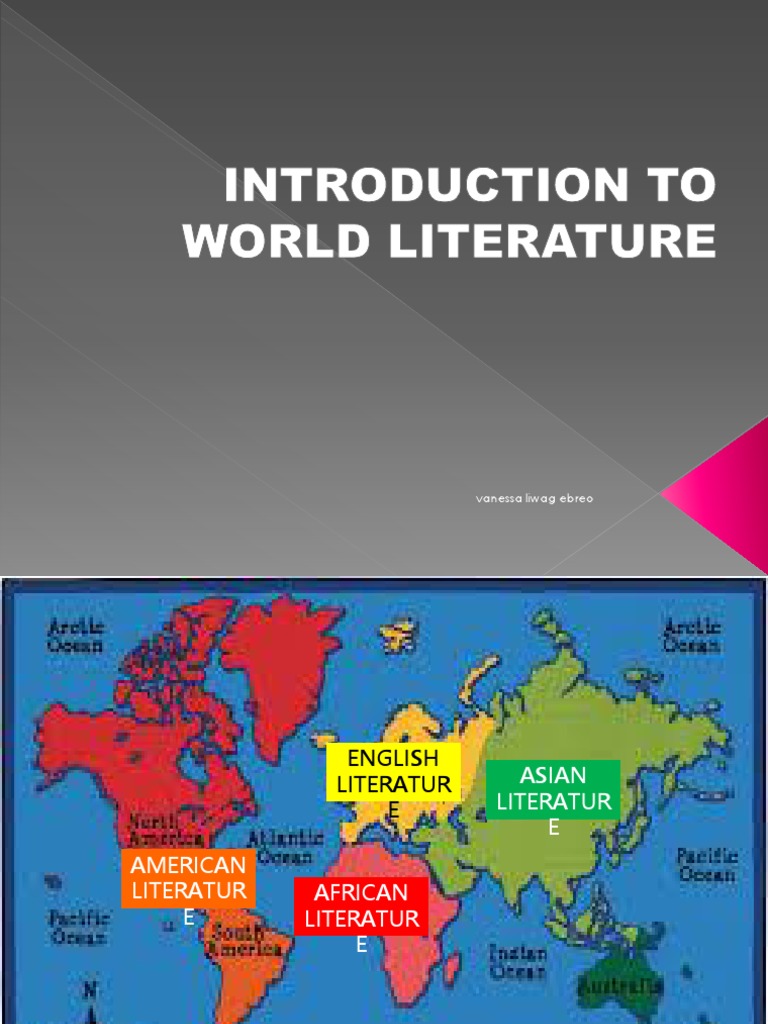 Overview of World Literature | PDF | English Literature | Poetry