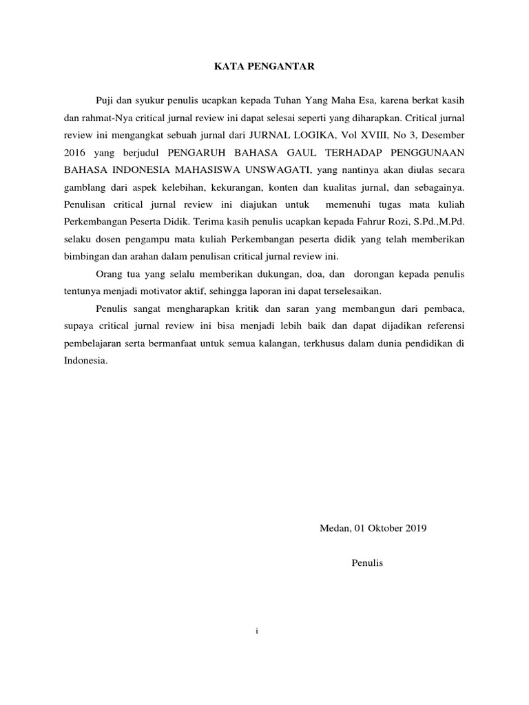 Kata Pengantar CJR PPD | PDF