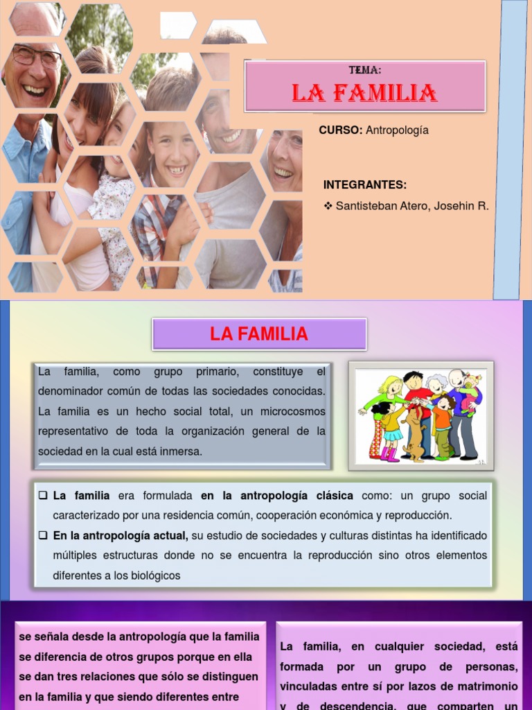 La Familia - Antropologia | PDF | Monoparental | Familia