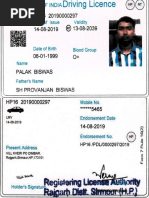 Driving License | PDF