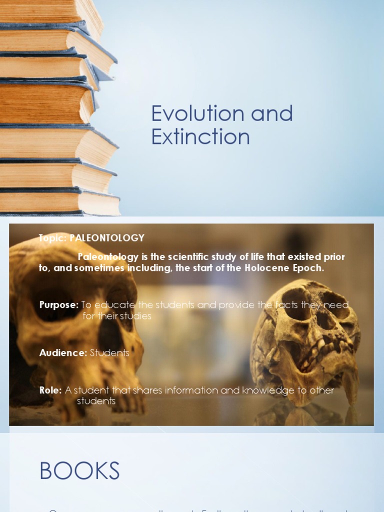 Evolution and Extinction | PDF | Paleontology | Extinction