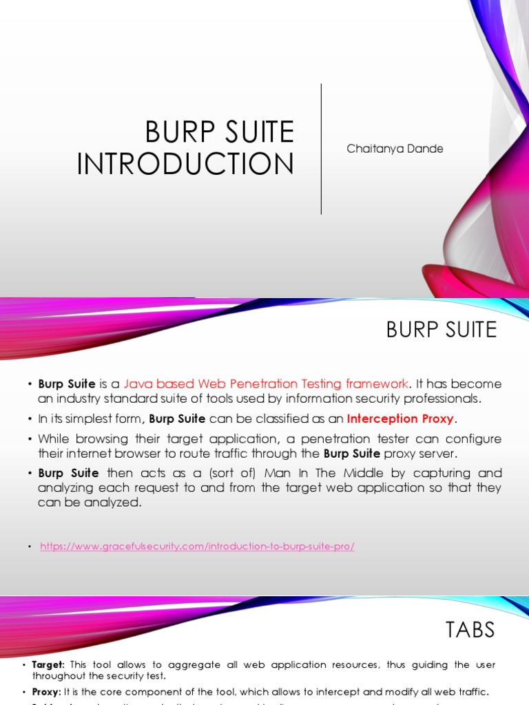 Burp Suite Introduction | PDF | Proxy Server | World Wide Web