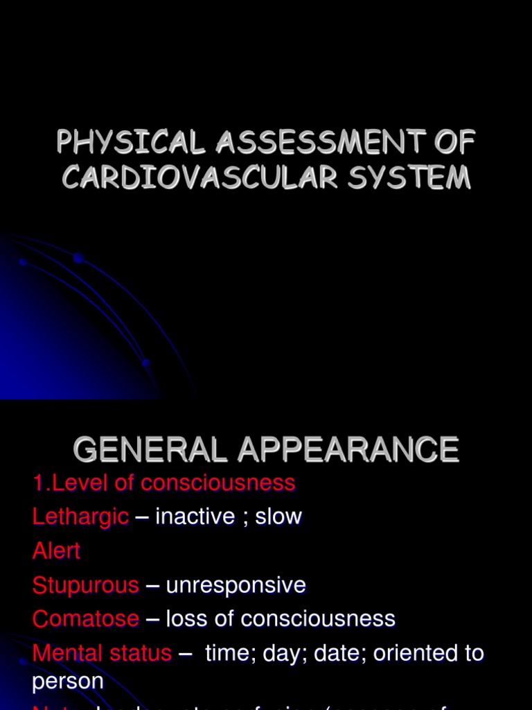 Physical Assessment of Cardiovascular System | PDF | Heart Valve | Pulse
