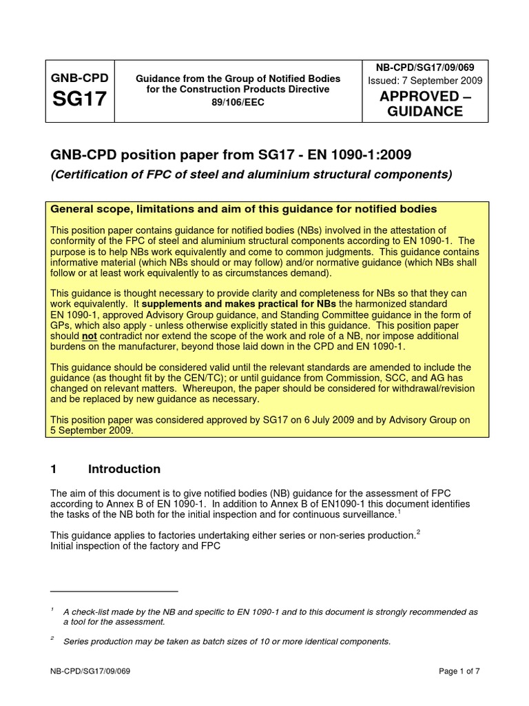 Guidance for Notified Bodies | PDF | Iso 9000 | Welding