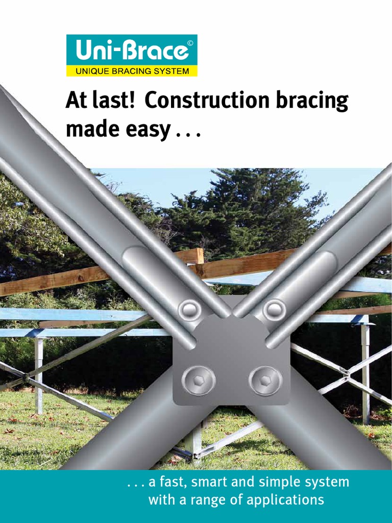 Uni Brace Brochure | PDF | Screw | Building Engineering