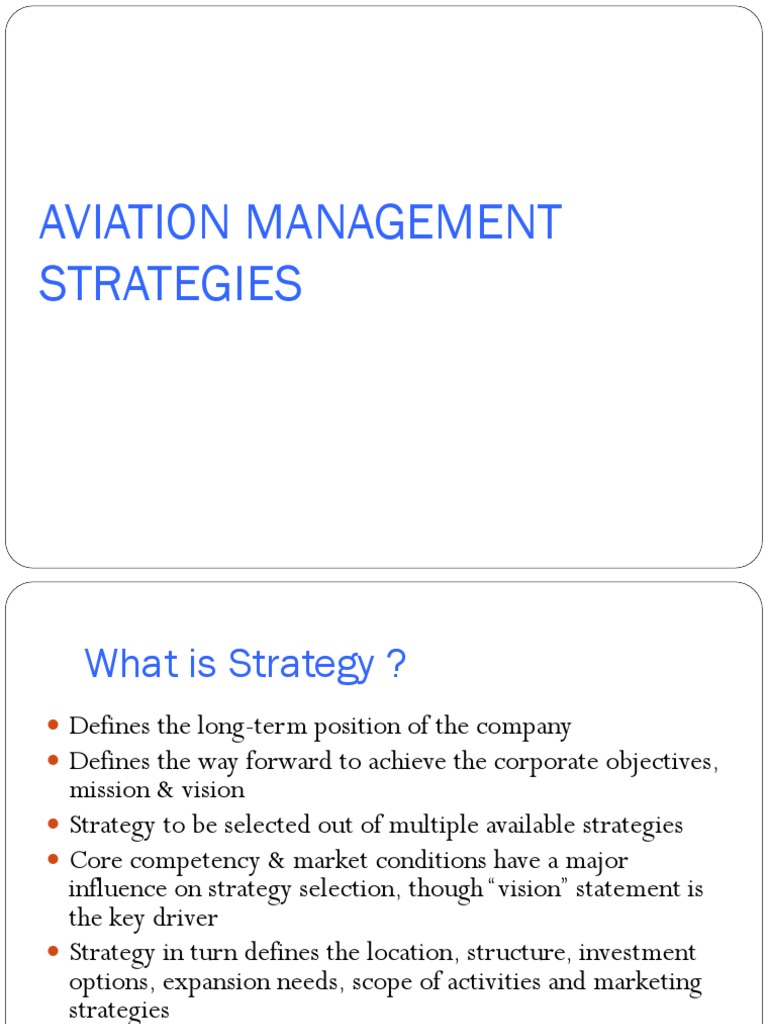 Aviation Management Strategies | PDF | Airlines | Low Cost Carrier