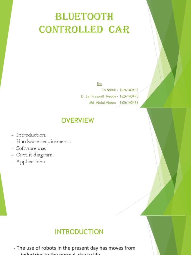 Bluetooth Control Robot | Download Free PDF | Android (Operating System) | Arduino