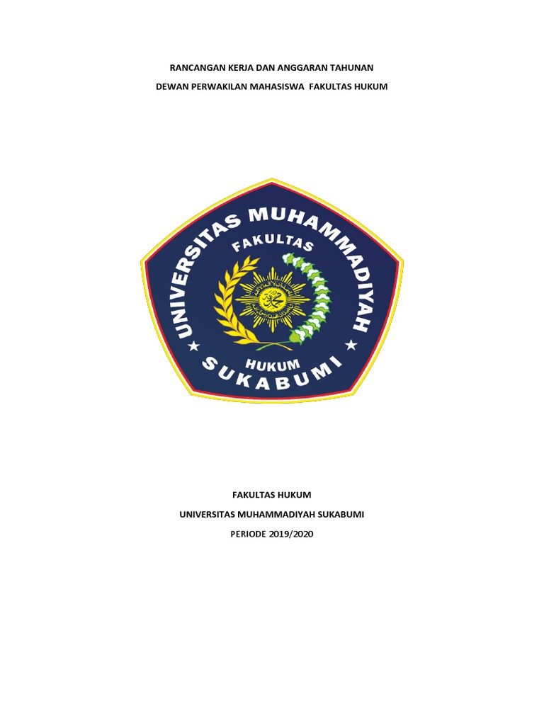 RKAT DPM Fakultas Hukum UMMI 2019/2020 | PDF