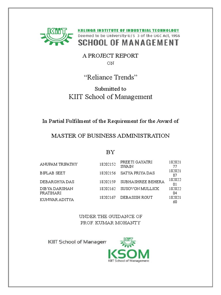 SDM Project | PDF | Retail | Survey Methodology
