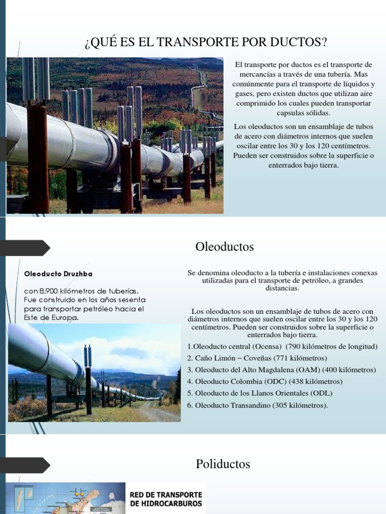 Transporte Por Ductos | PDF | Transporte | Tubería (transporte de fluidos)