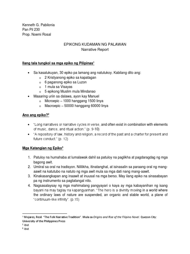 Kudaman Hand Outs | PDF