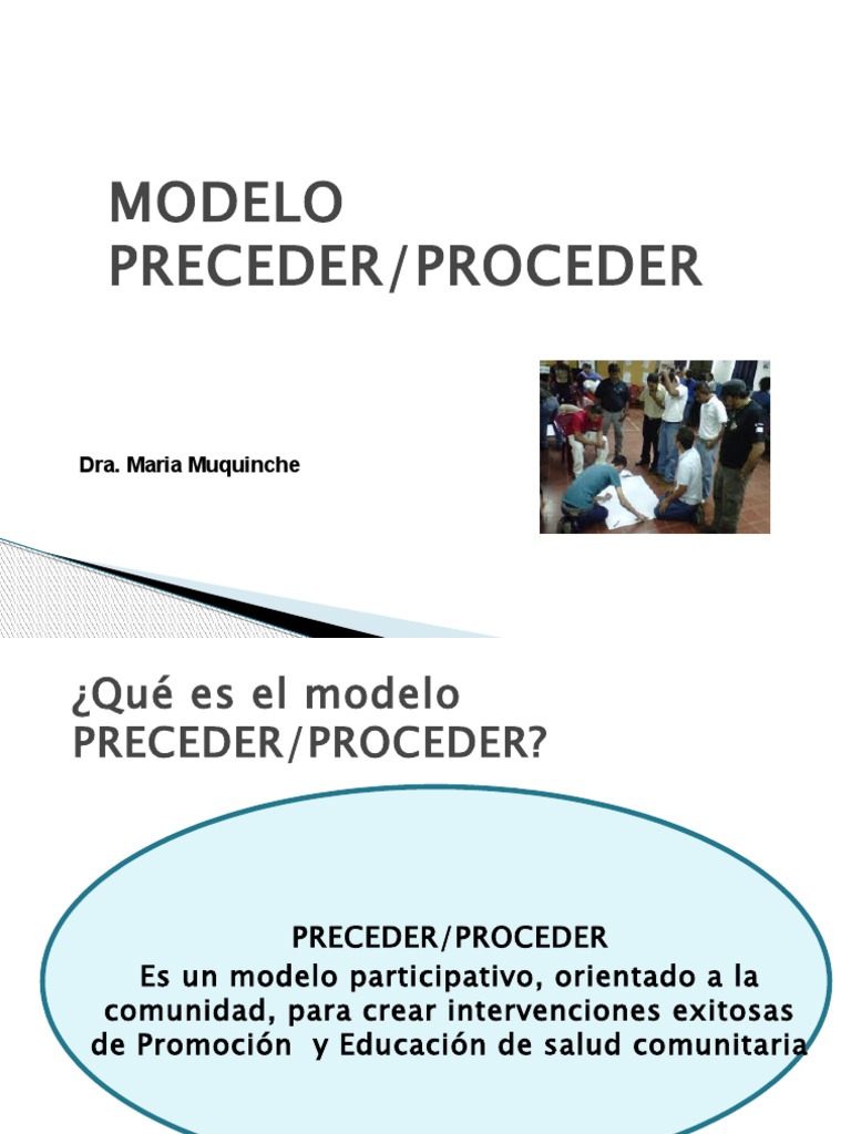 Modelo Precede-Procede 2 | PDF | Estilo de vida (sociología) | Evaluación