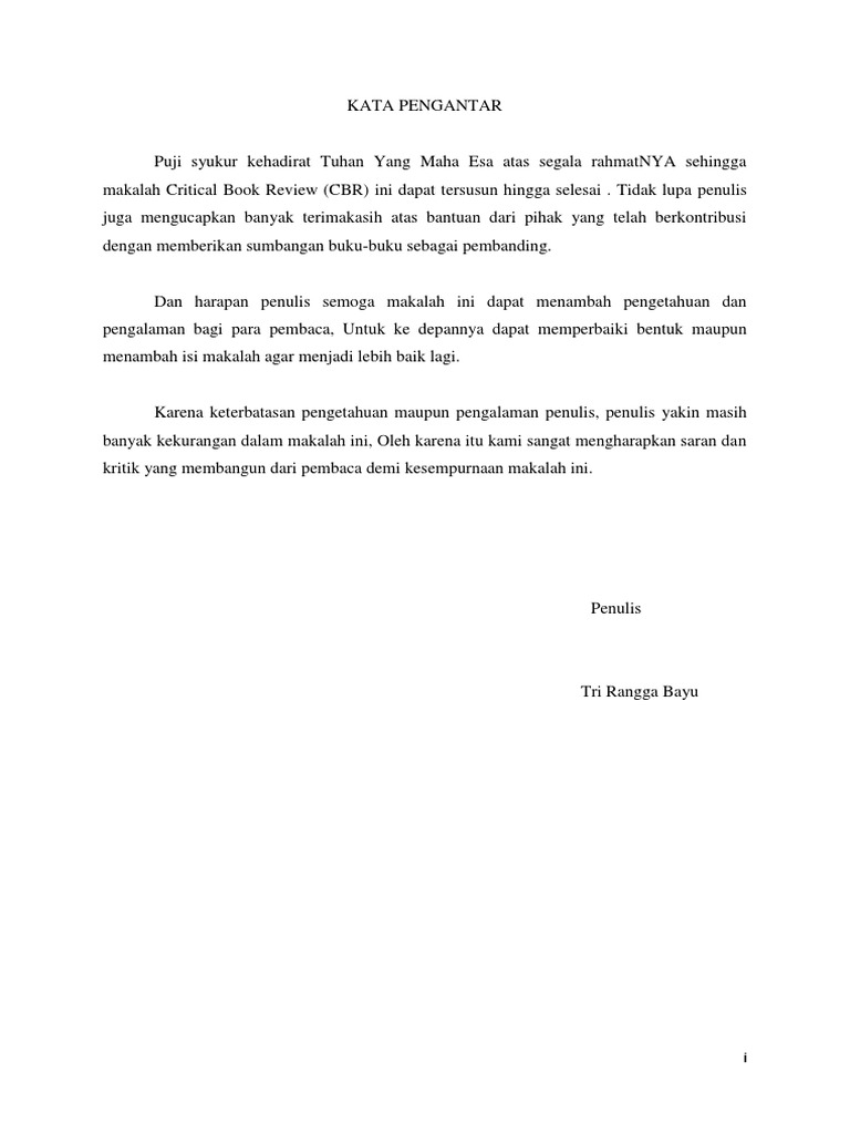 Daftar Isi CBR | PDF