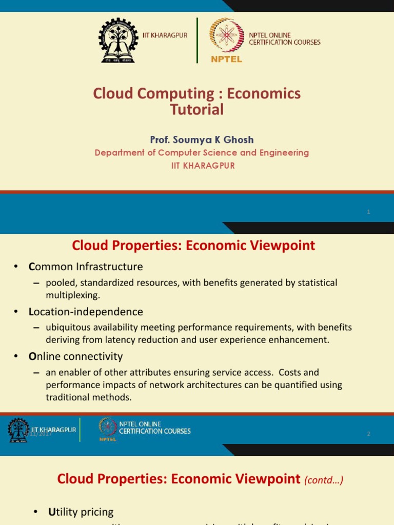Cloudonomics | PDF | Cloud Computing | Demand