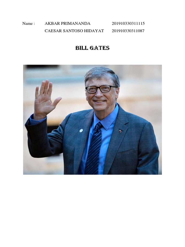 Bill Gates | PDF