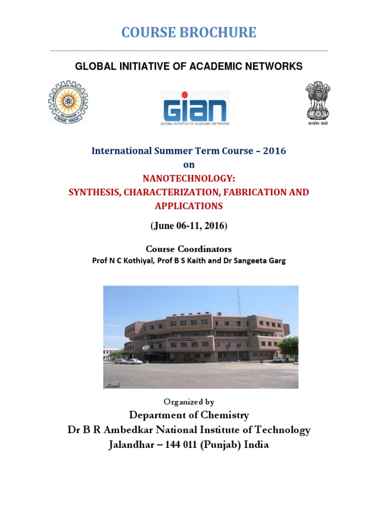 Course Brochure: Global Initiative of Academic Networks | PDF ...