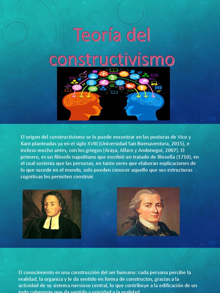 Teoria Del Constructivismo | PDF