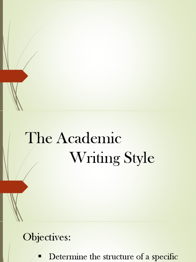 1 Eapp (The Academic Writing Styles) | PDF | Writing | Writers