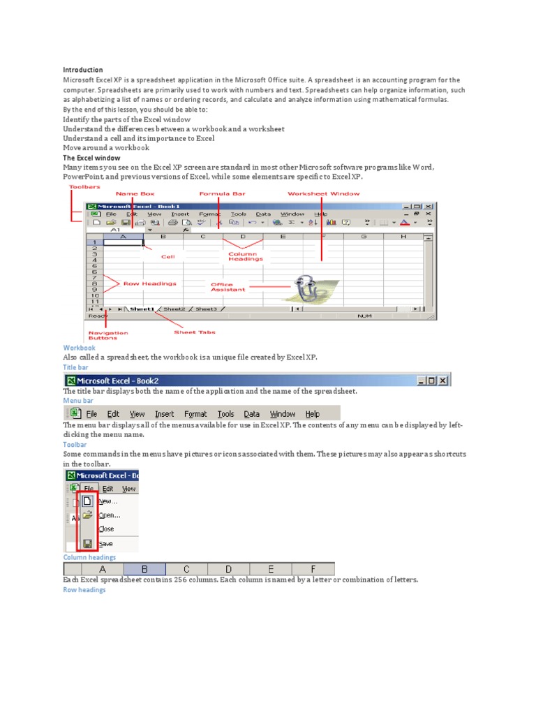 Intro Excel | PDF | Spreadsheet | Worksheet