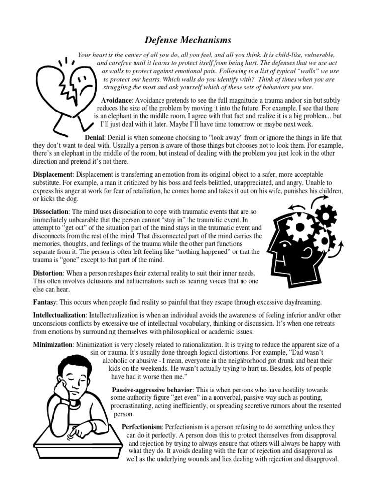 Defense Mechanisms | PDF | Psychological Trauma | Denial